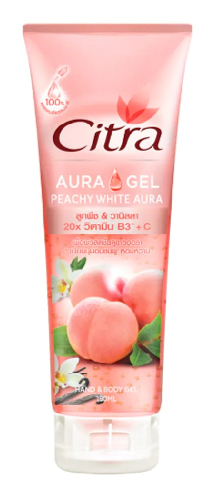 Full ingredients list Citra Aura Gel Peachy White Aura