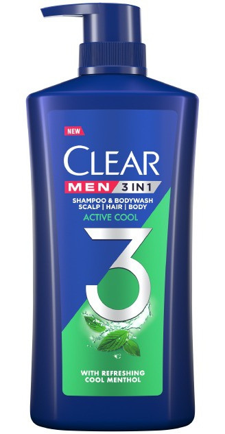 Clear Men 3 In 1 Active Cool