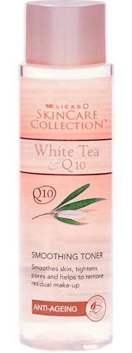 Clicks skincare collection White Tea & Q10 Anti-Ageing Smoothing Toner