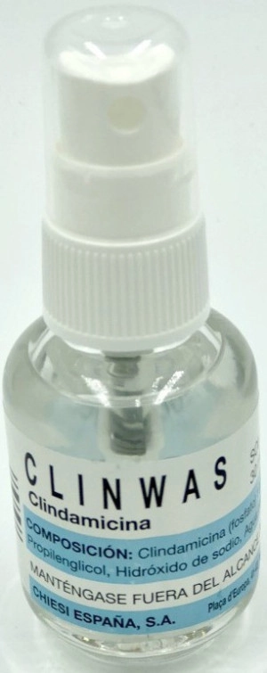 Full ingredients list clinwas Clindamicina Topica