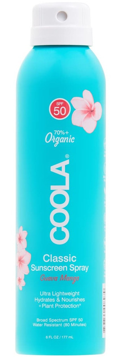 Full ingredients list COOLA Guava Mango Spray SPF 50