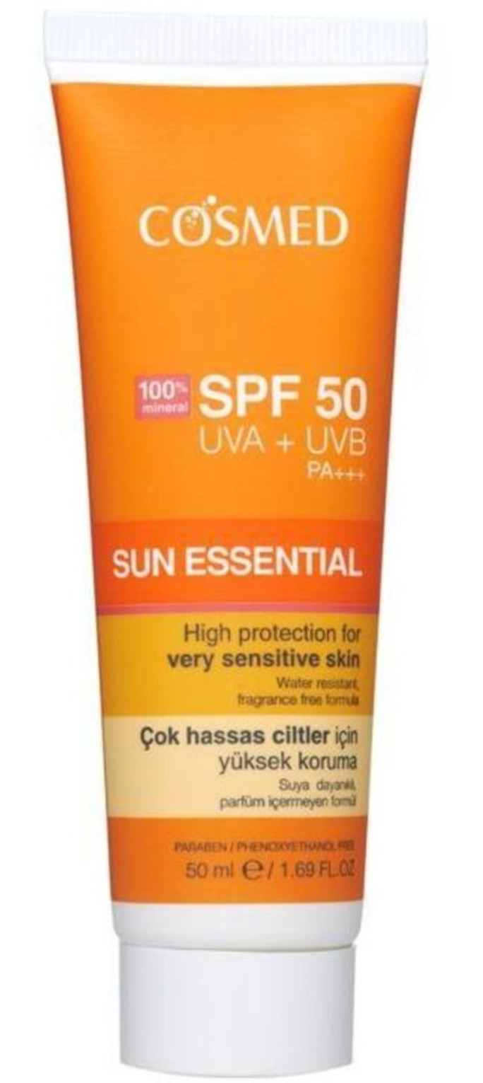 Full ingredients list Cosmed Sun Essential