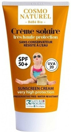 Full ingredients list Cosmo Natural High Protection Sunscreen ...