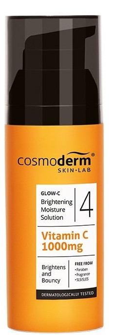 Full ingredients list Cosmoderm Glow-c Brightening Moisture ...