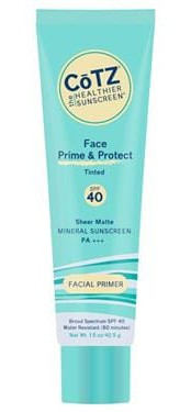 Thành phần CoTZ Face Prime & Protect Spf 40 – Tinted đầy đủ