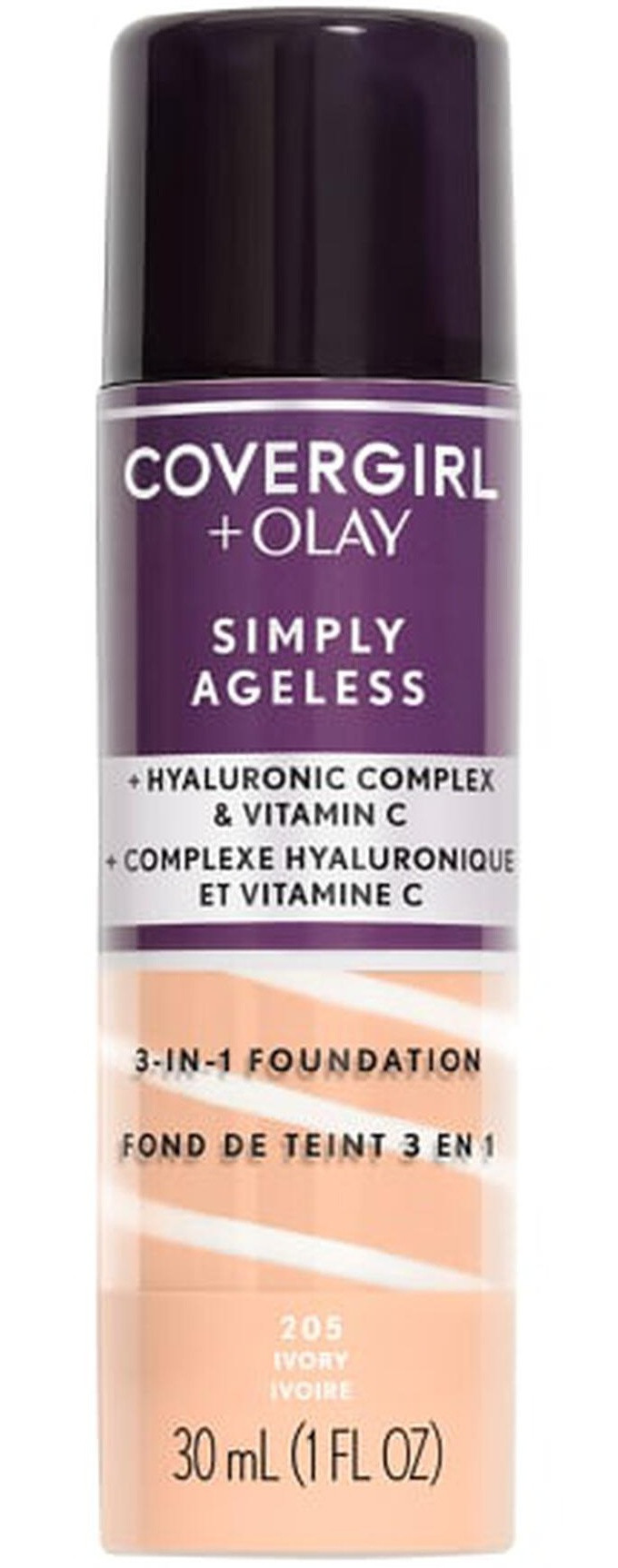 Covergirl + Olay Simply Ageless + Hyaluronic Complex + Vitamin C 3 In 1 ...