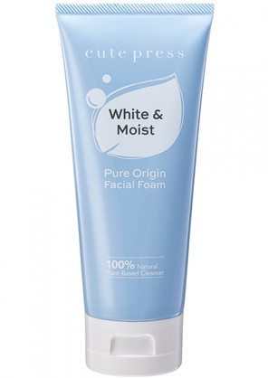 Cute Press Pure Origin White & Moist Facial Foam