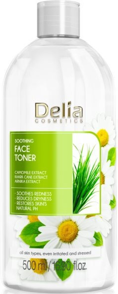 Thành phần Nước hoa hồng Delia Cosmetics Soothing Face Toner