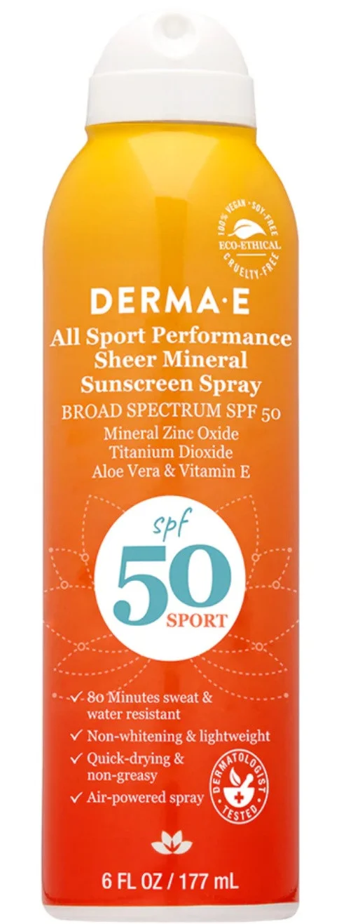 DERMA E All Sport Spray Mineral Sunscreen