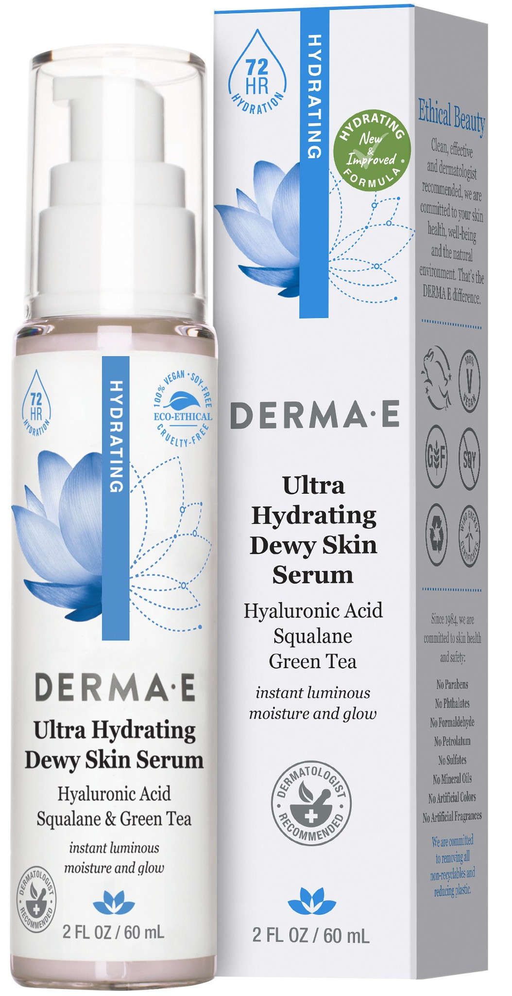 Dưỡng ẩm DERMA E Ultra Hydrating Dewy Skin Serum