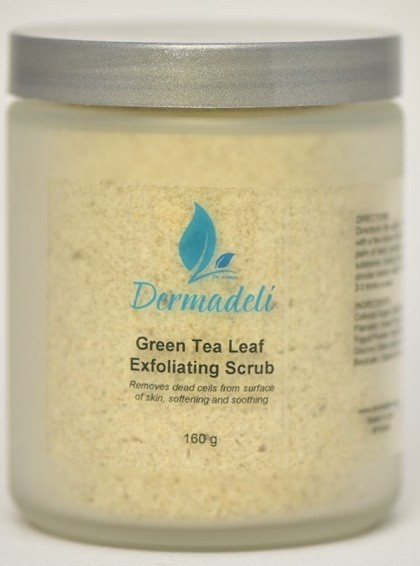 Dermadeli Green Tea Leaf Exfoliating Scrub