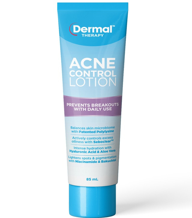 Full ingredients list Dermal Therapy Acne Control Lotion