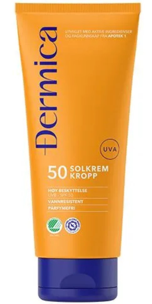 Dermica Solkrem Kropp SPF50