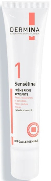 Full ingredients list Dermina Soothing Rich Cream