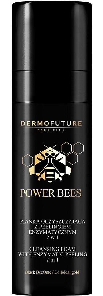 Dermofuture Power Bees Cleansing Foam With Enzymatic Peeling 2 in 1