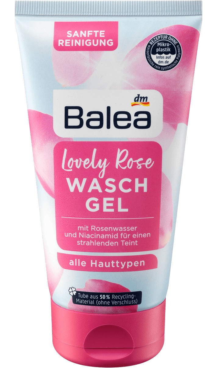 Thành phần Sữa rửa mặt dm Balea Lovely Rose Face Wash Gel