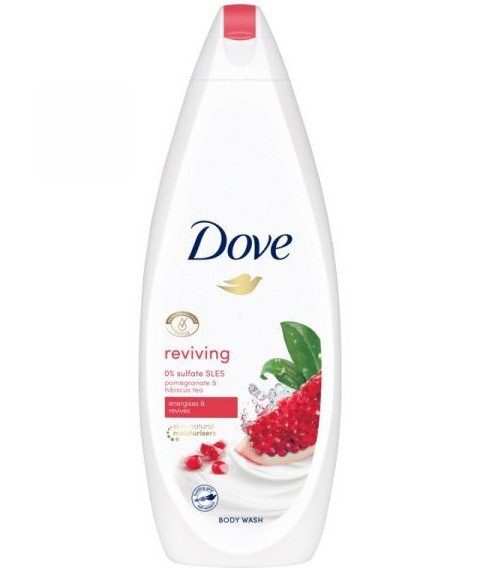 Full ingredients list Dove Reviving Body Wash With Pomegranate ...