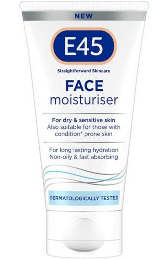 Full ingredients list E45 Face Moisturiser