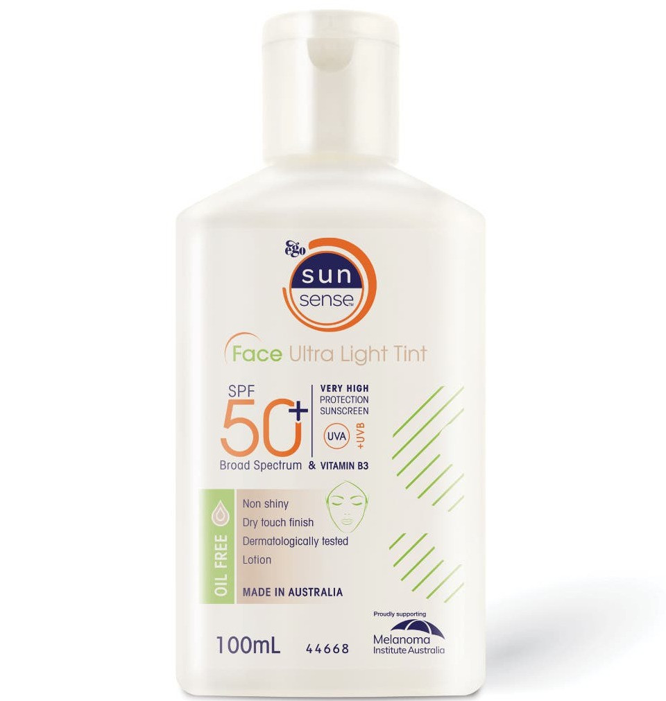 Full ingredients list Ego Sunsense Face Ultra Light Tint
