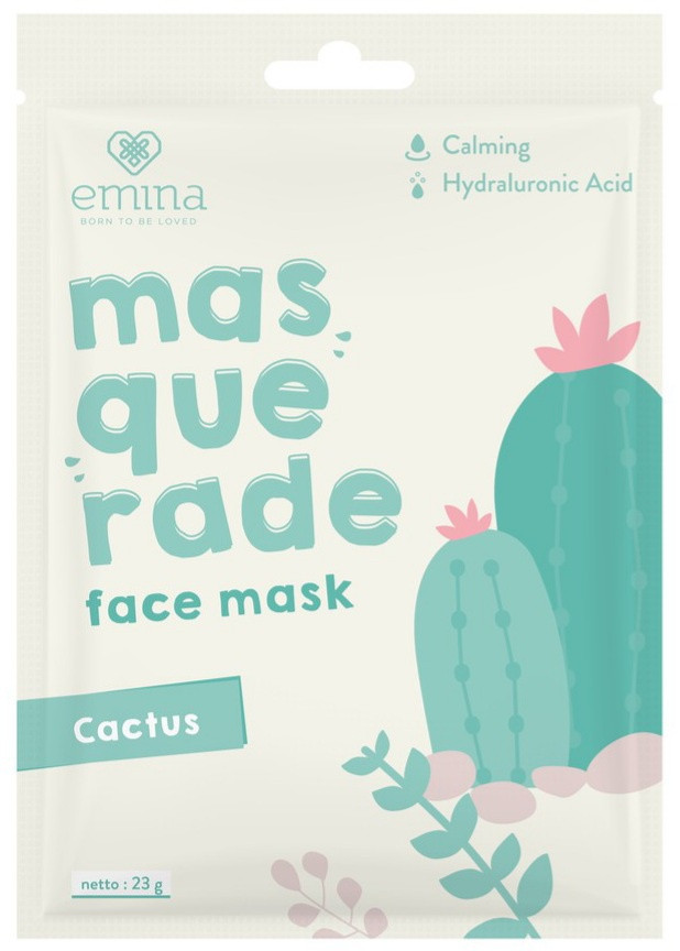 Full ingredients list Emina Masquerade Face Mask Cactus