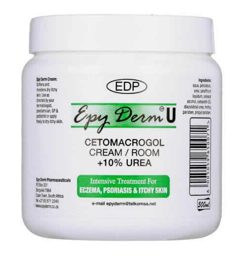 Thành phần Kem Epy Derm Cetomacrogol Cream 10% Urea đầy đủ