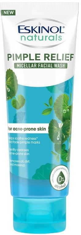 Eskinol Naturals Micellar Facial Wash Pimple Relief with Cica And Green ...