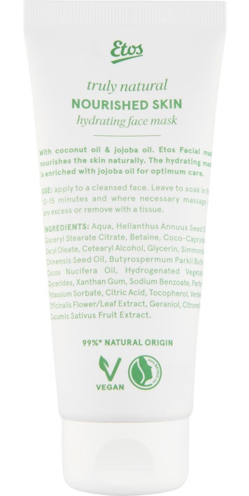 Thành phần Mặt nạ Etos Truly Natural Face Mask đầy đủ