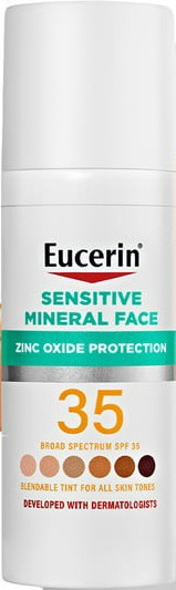Kem chống nắng Eucerin Sensitive Tinted Mineral Face Sunscreen - SPF 35