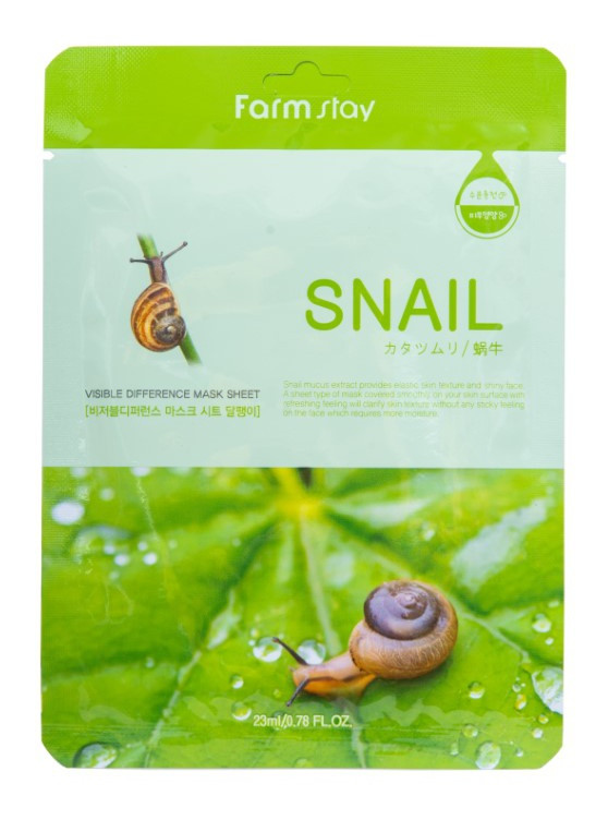 Thành phần Mặt nạ Farm Stay Snail Visible Difference Mask ...