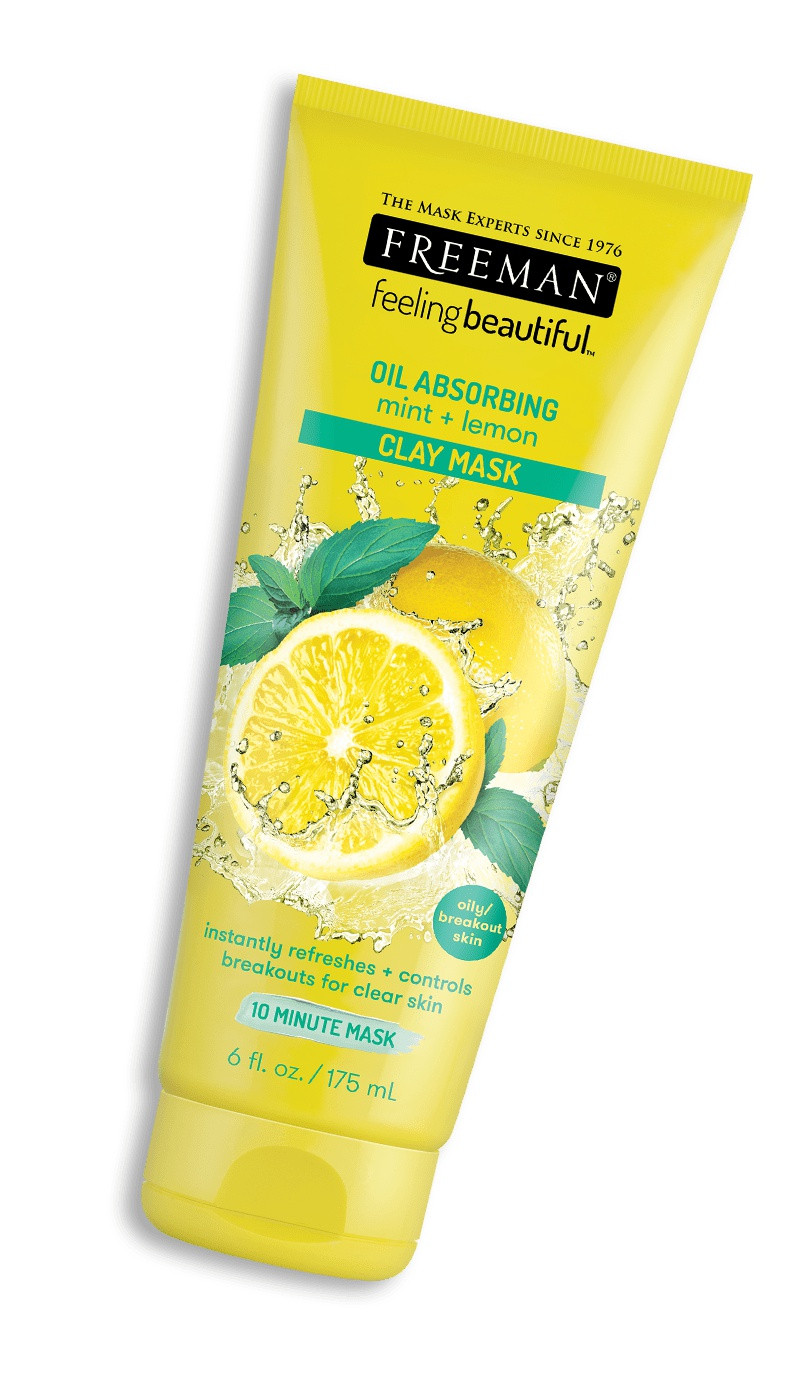 Freeman Lemon Mint Oil Absorbing Clay Mask