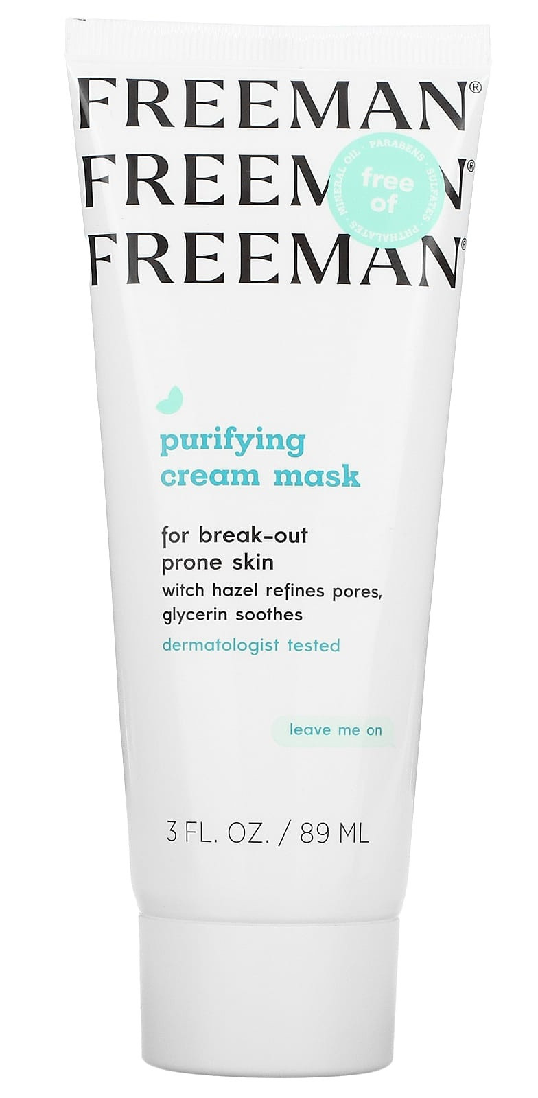 Thành phần Mặt nạ Freeman Purifying Gel Cream Mask đầy đủ