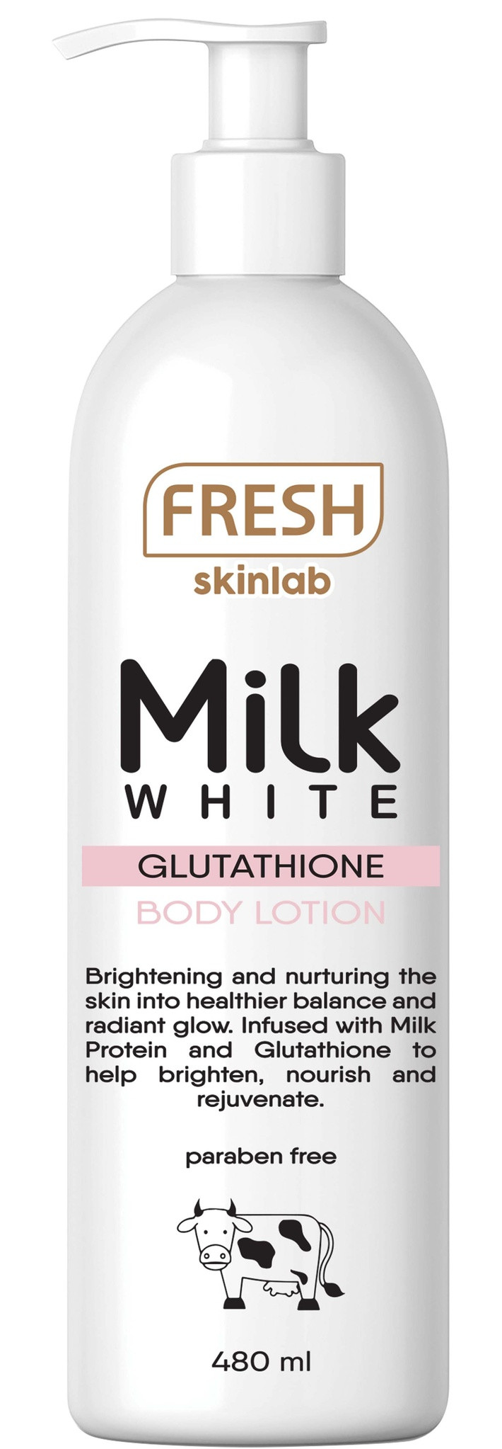 Fresh Skinlab Milk White Glutathione Body Lotion