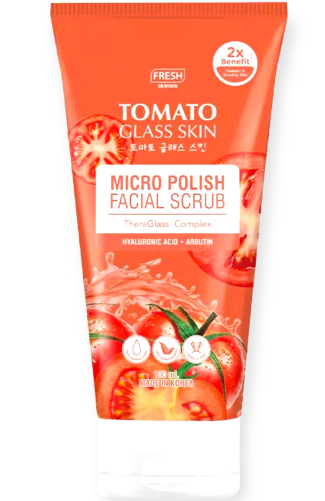 Tẩy da chết Fresh Skinlab Tomato Glass Skin Micro Polish Scrub