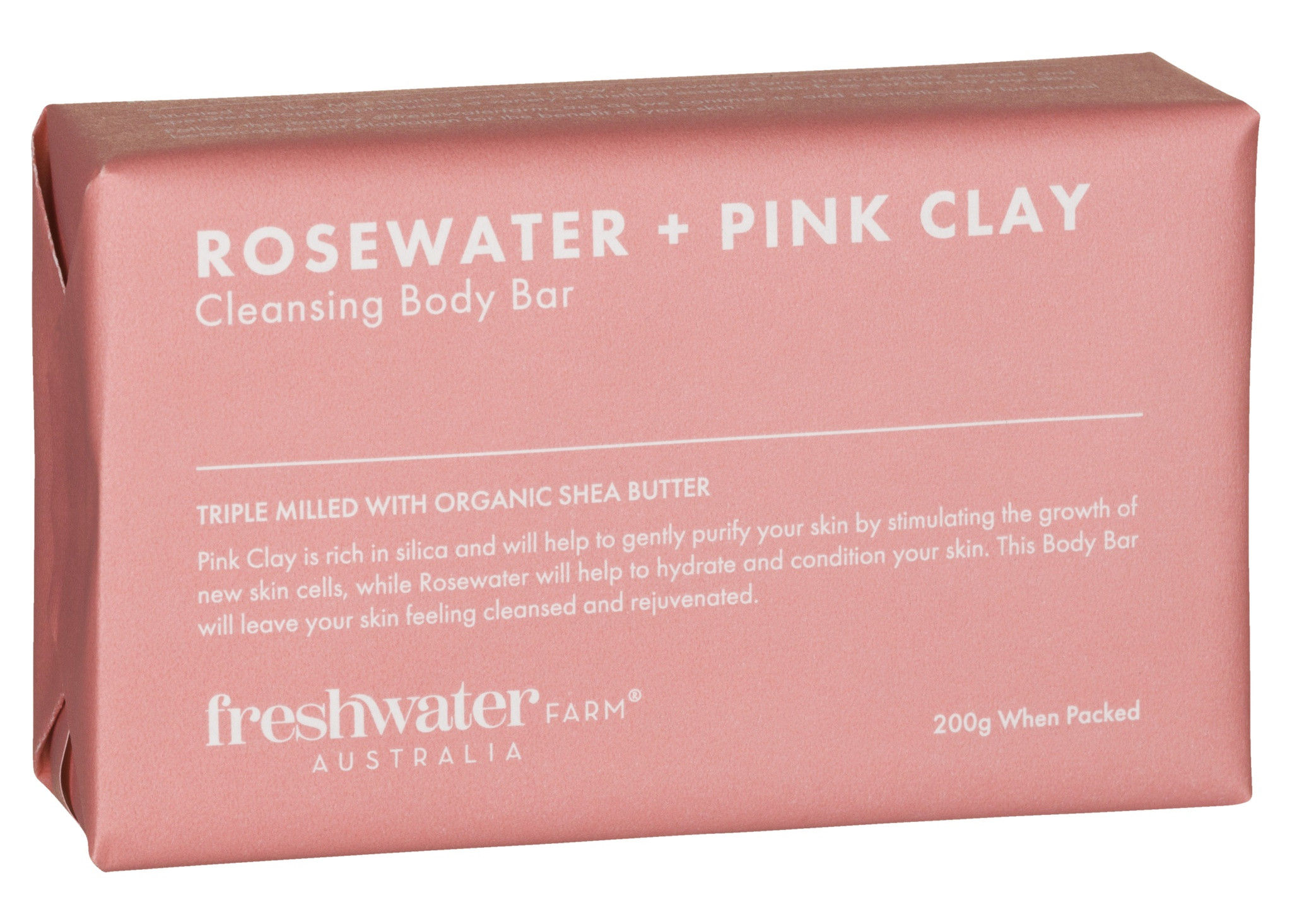 Full ingredients list Freshwater Farm Rosewater & Pink Clay ...