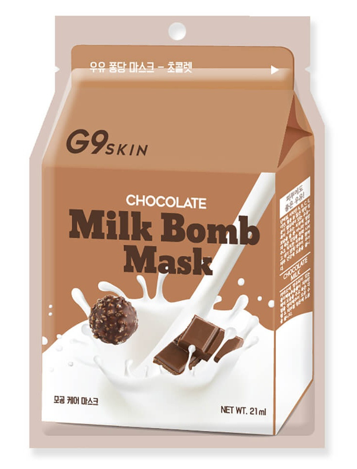 Thành phần Mặt nạ G9SKIN Chocolate Milk Bomb Mask đầy đủ
