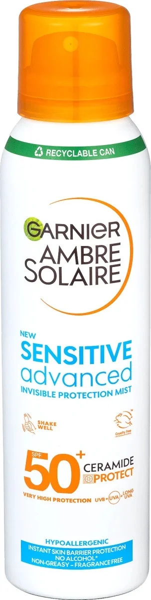 Xịt thơm Garnier Ambre Solaire Sensitive Advanced Invisible Protection ...
