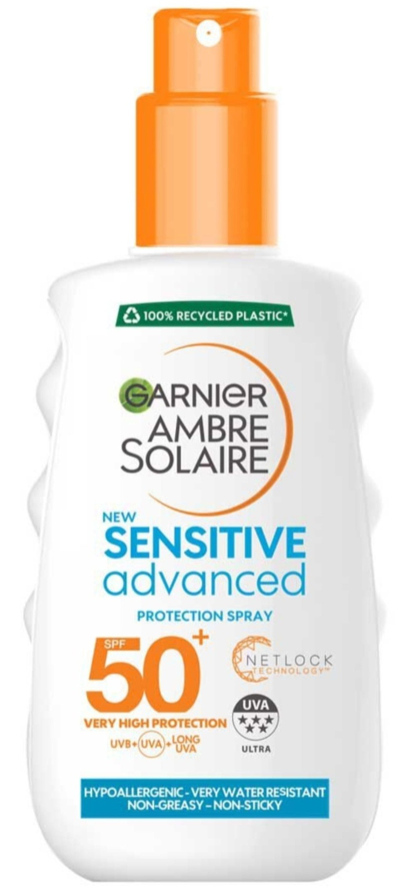 Ingredients list Garnier Ambre Solaire Sensitive Advanced ...
