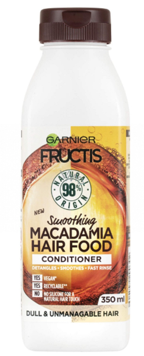Full ingredients list Garnier Fructis Smoothing Macadamia Hair ...