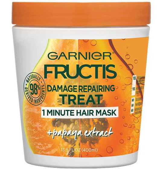 Mặt nạ ủ tóc Garnier Hair Mask For Dry Damaged Hair Papaya Hair Food