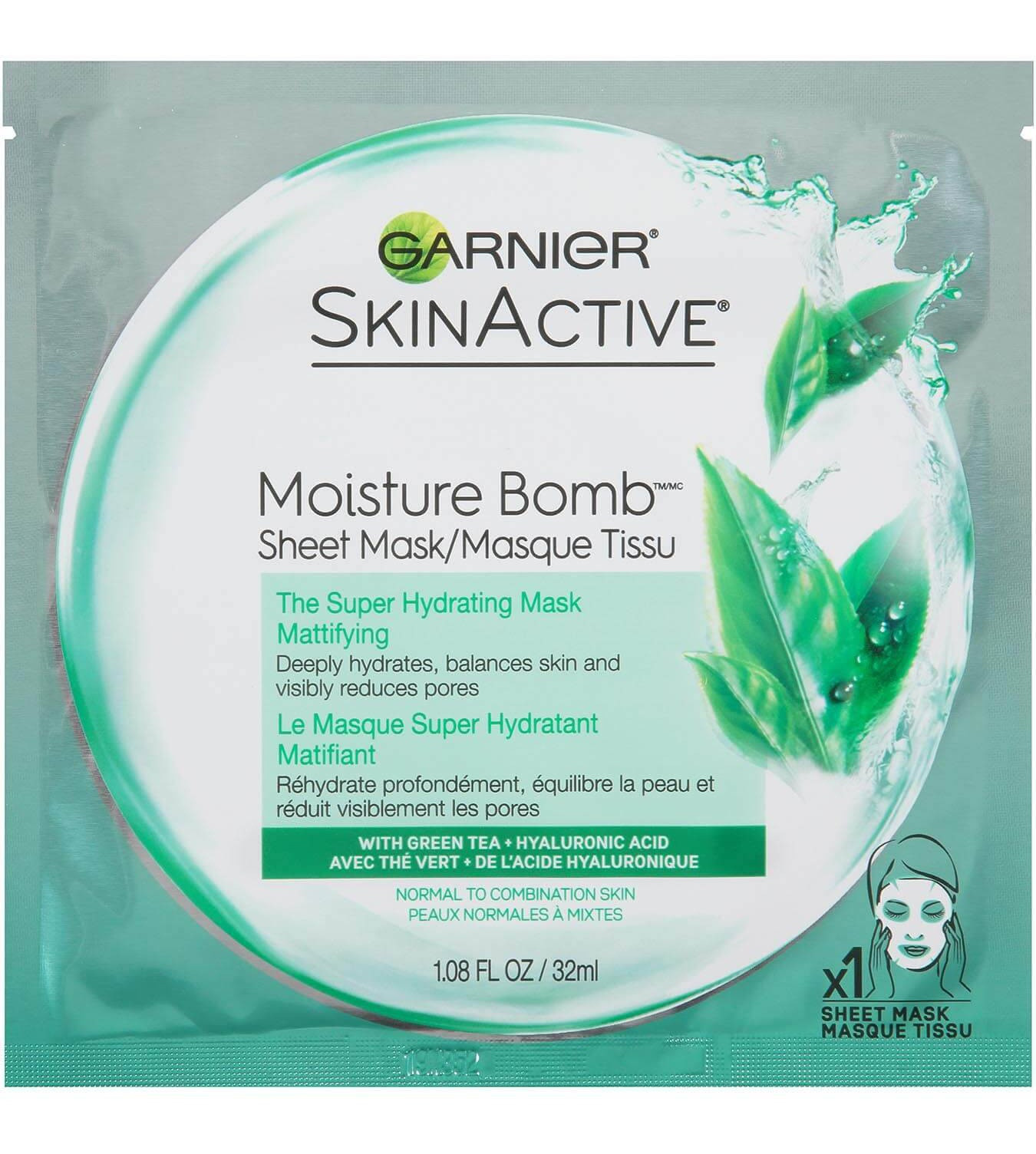 Garnier SkinActiveThe Super Hydrating Sheet Mask-Mattifying
