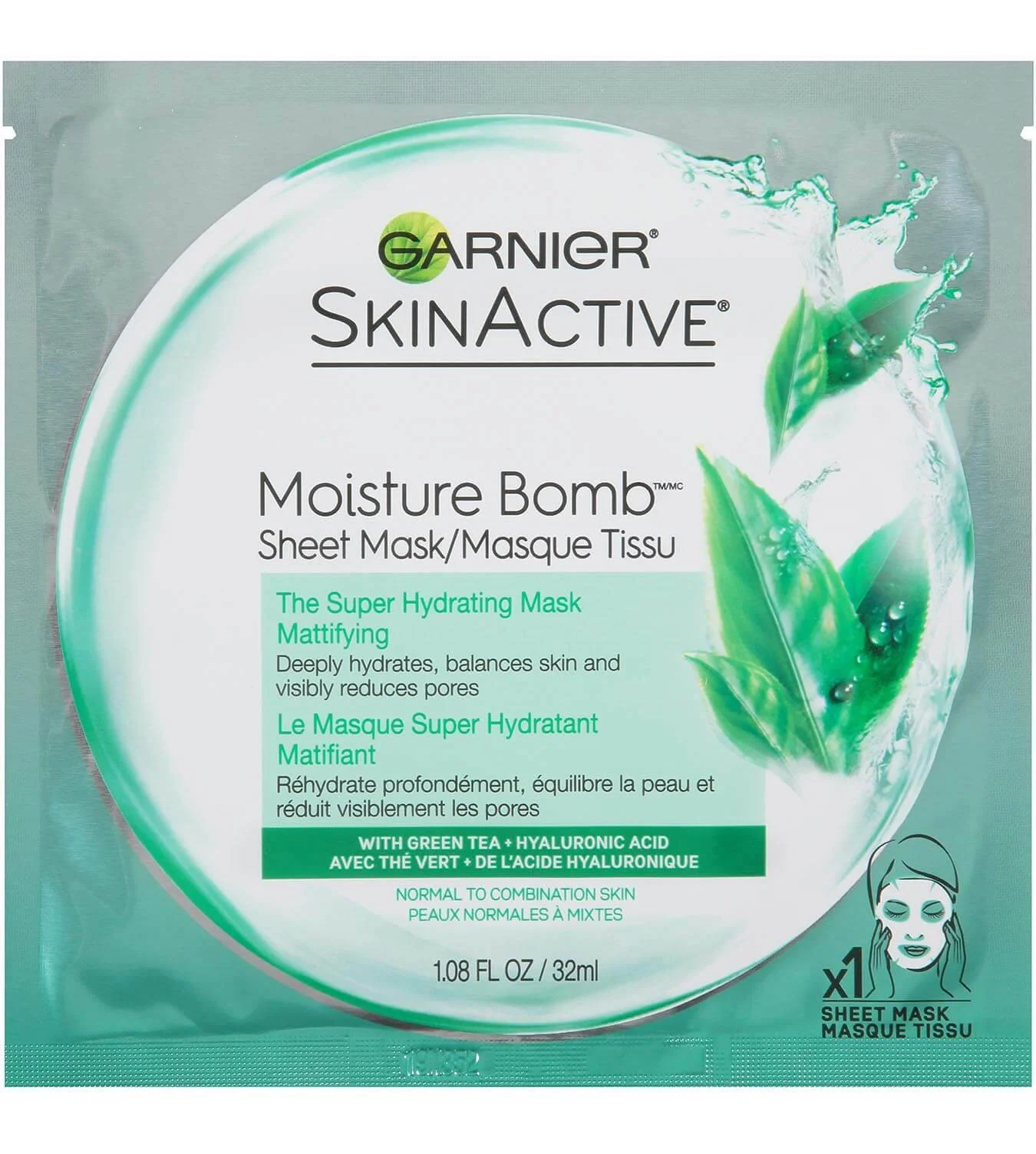 Garnier SkinActiveThe Super Hydrating Sheet Mask-Mattifying