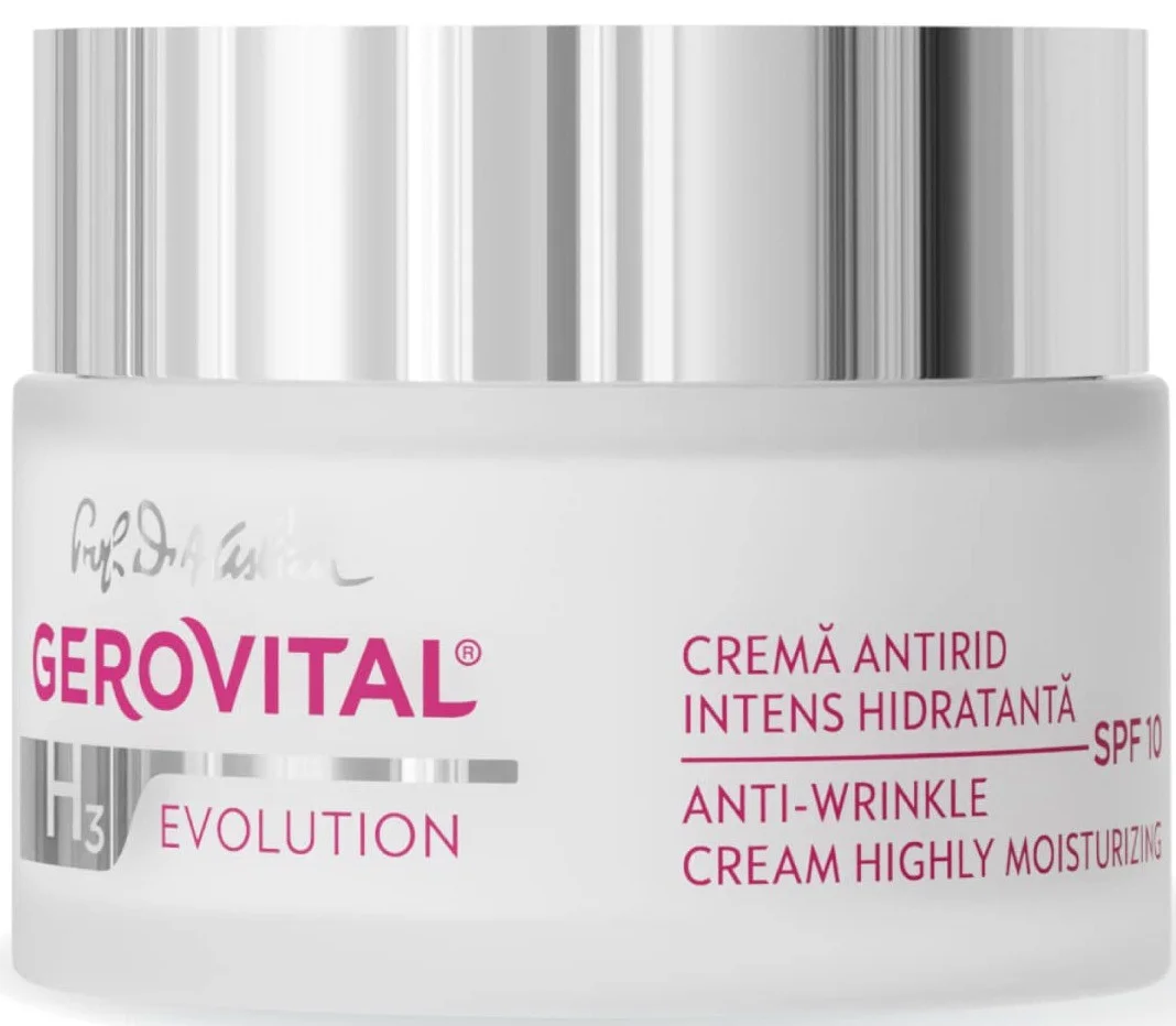 Kem Gerovital H3 Evolution Anti-wrinkle Cream Highly Moisturizing
