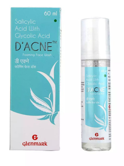 Thành phần Sữa rửa mặt kiểm soát mụn trứng cá glenmark D Acne ...