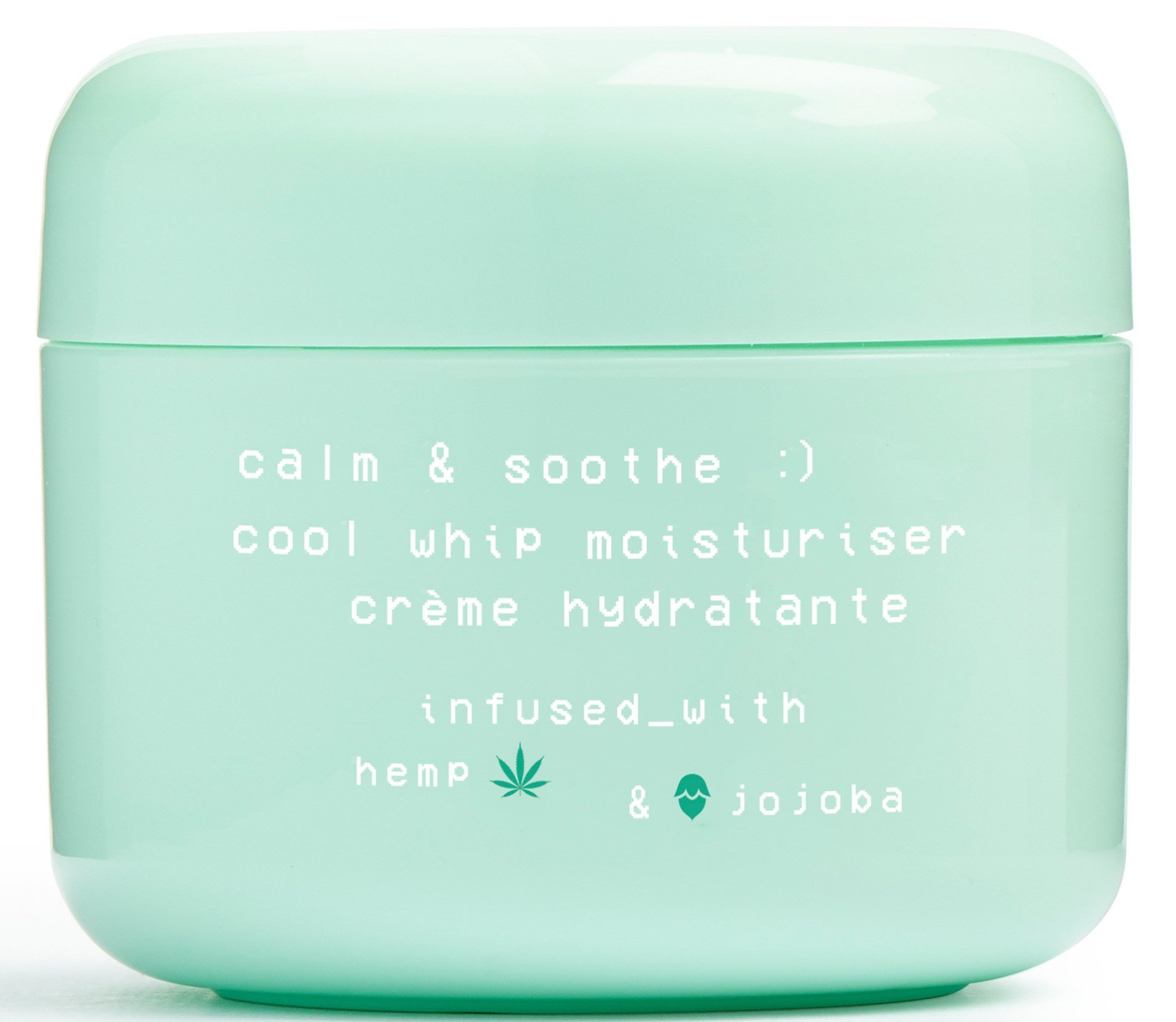 Thành phần Glow Hub Calm & Smooth, Cool Whip Mosturiser đầy đủ