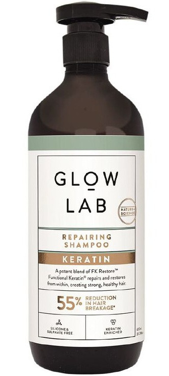 Full ingredients list Glow Lab Repairing Shampoo