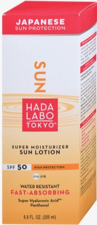 Hada Labo Tokyo Super Moisturizer Sun Lotion SPF 50