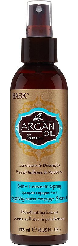 Full ingredients list Hask Argan Oil 5-In-1 Leave-In Spray