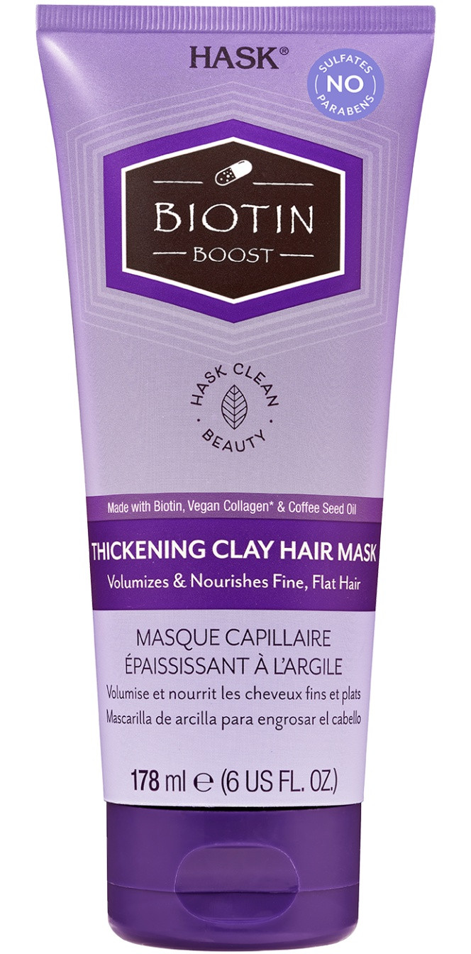Thành phần Mặt nạ ủ tóc Hask Biotin Boost Thickening Clay Hair ...