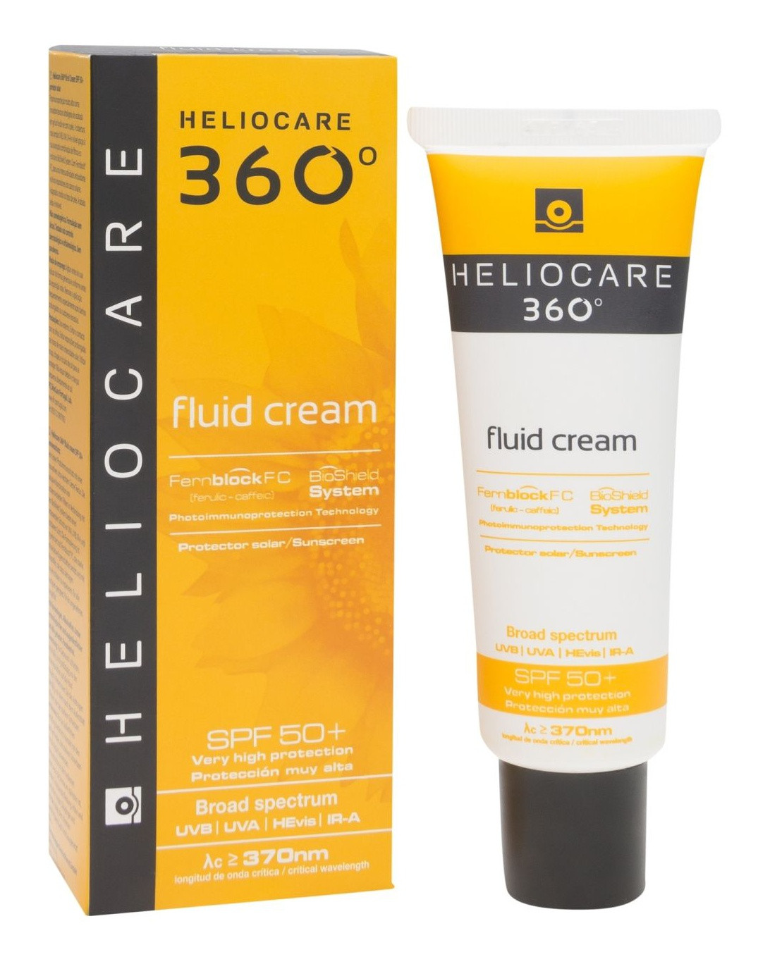 Full ingredients list Heliocare 360 Fluid Cream