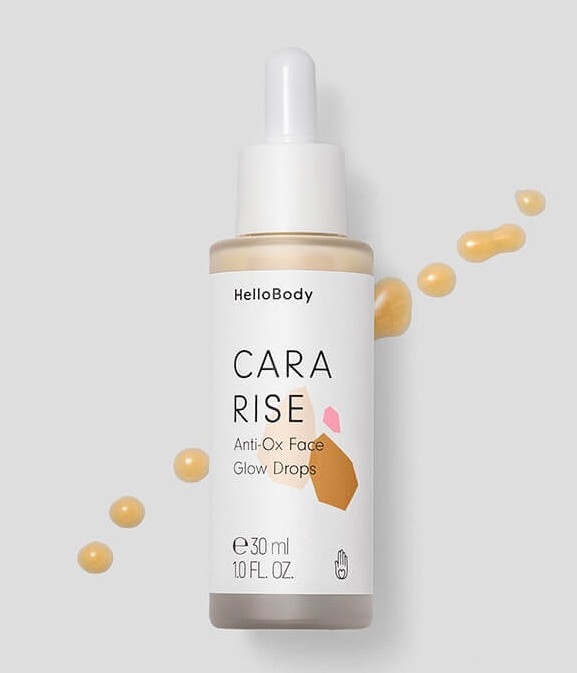 Thành phần Hello Body Cara Rise Anti-Ox Face Glow Drops đầy đủ